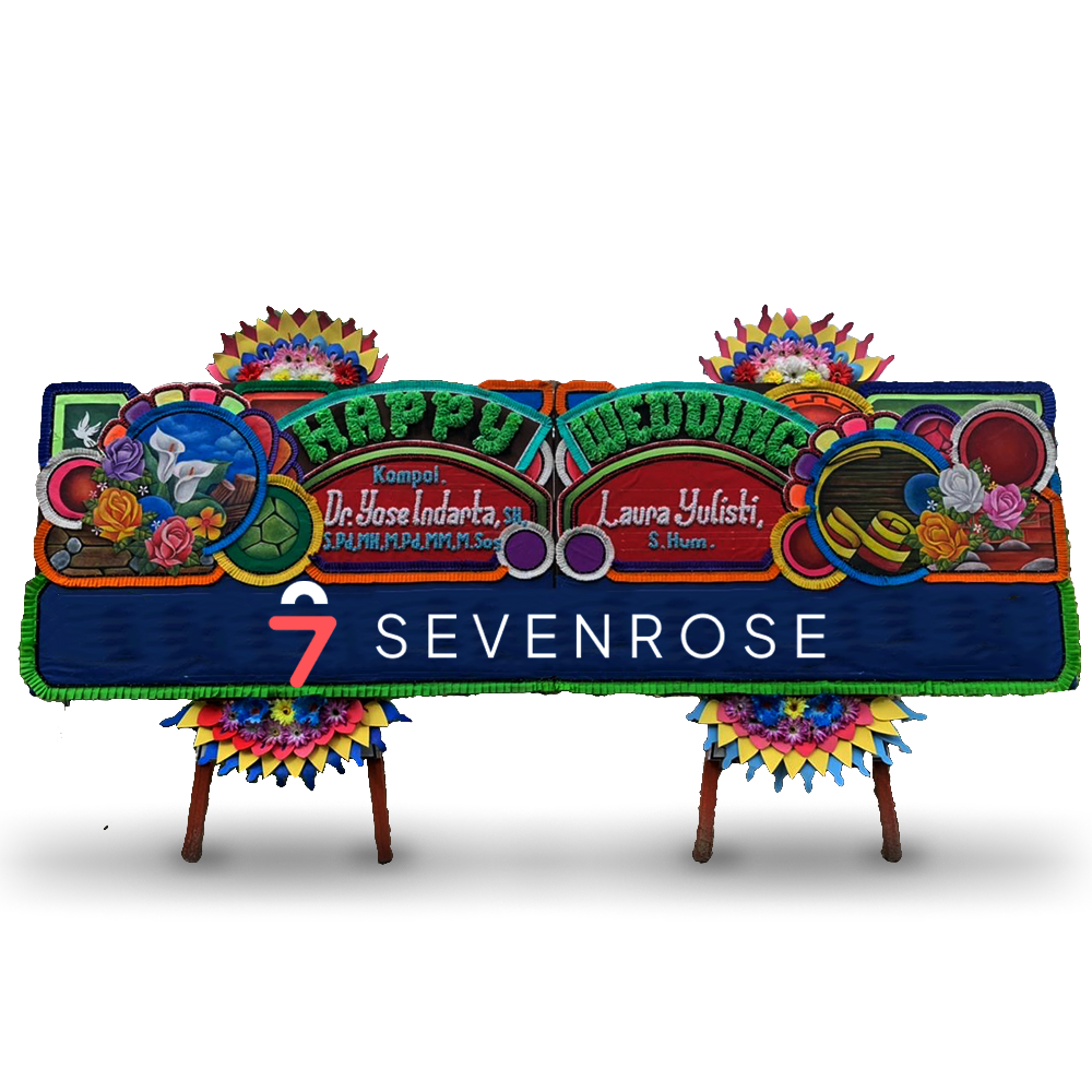 Papan Bunga Padang Same Day - Sevenrose | Duo More